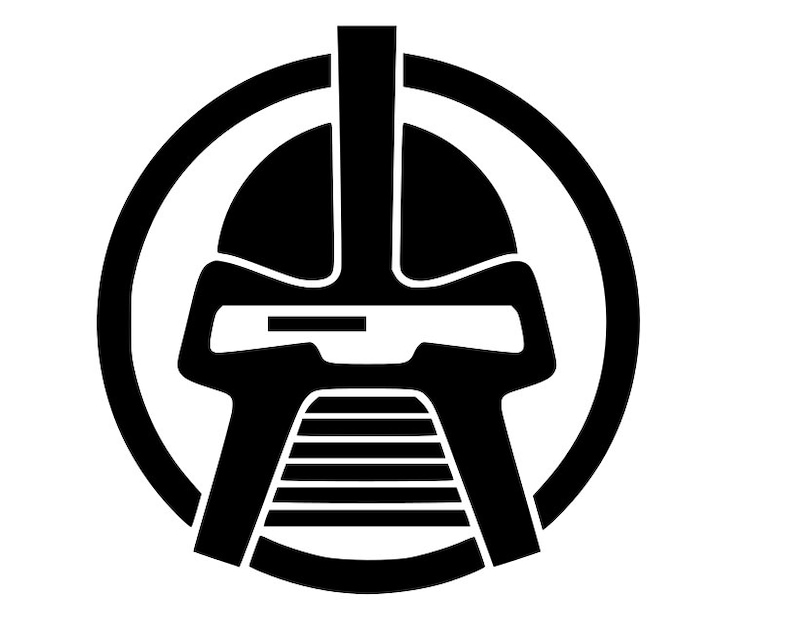 Battlestar Galactica Chrome Cylon Head Vinyl sticker decal | Etsy