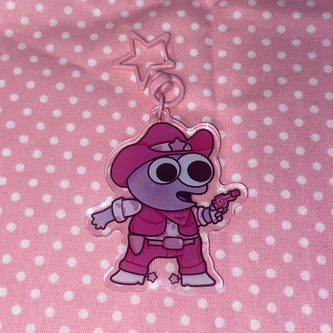 Pink Pony Pim Smiling Friends Keychain - Etsy