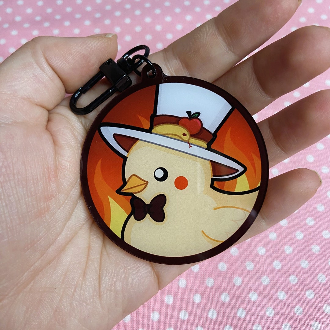 Lucifer Ducky Acrylic Keychain (B GRADE) - Etsy