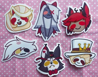 Hazbin Hotel Vinyl Stickers - Etsy