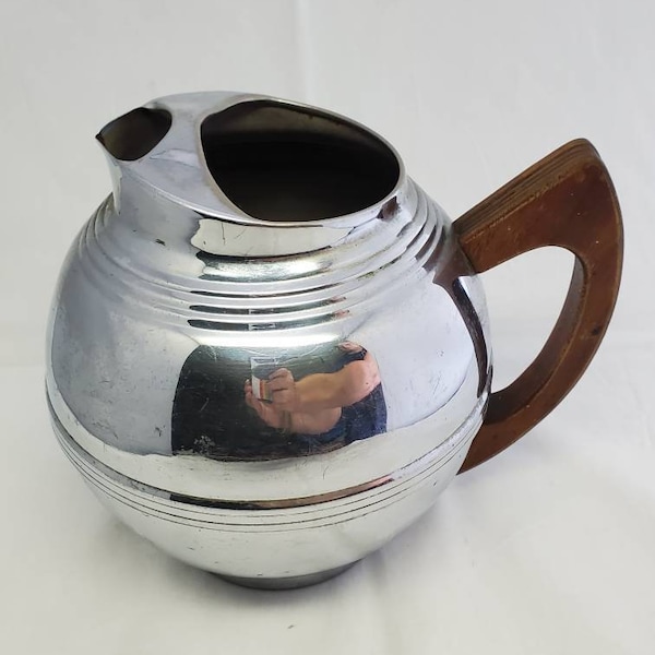 Wood Handle Pitcher - Etsy