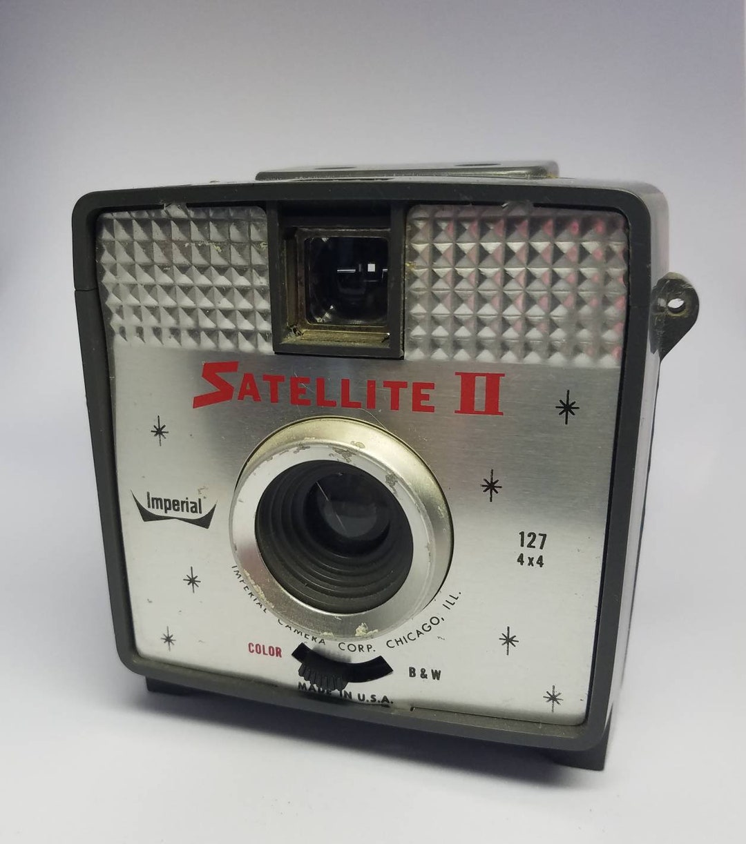 Vintage Imperial Satellite II Camera Gray Decor - Etsy