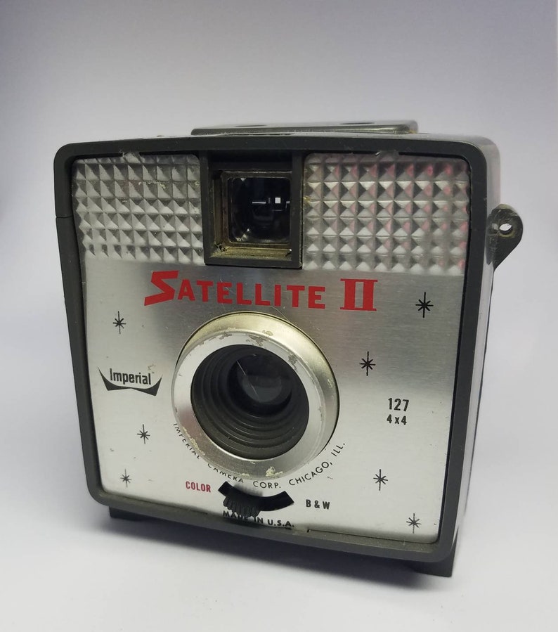 Vintage Imperial Satellite II Camera Gray Decor - Etsy