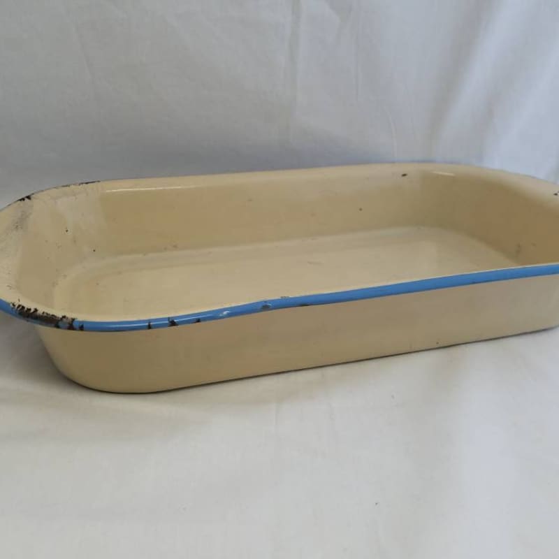 Vintage Enamel Pan - Etsy