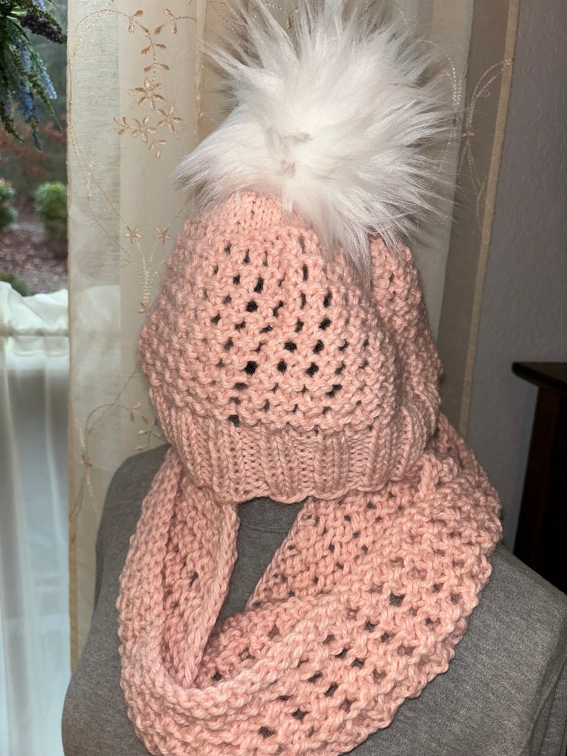 Hat, Infinity Scarf, Winter - Etsy