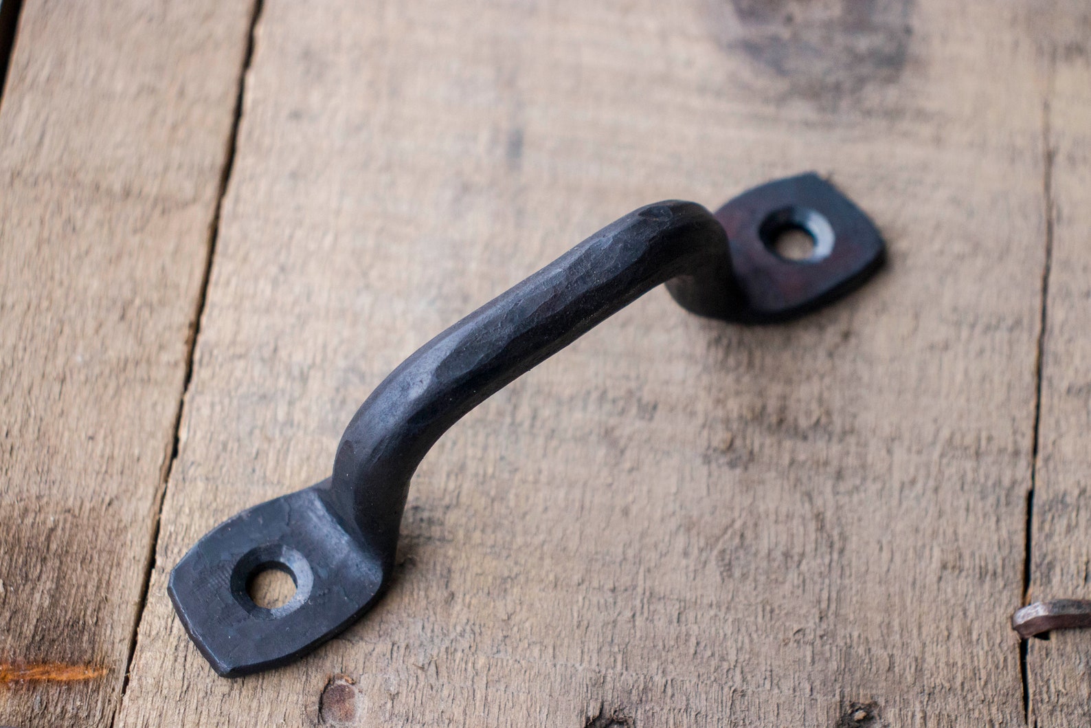 Hand Forged Small Drawer Pulls, Cutting Board Handles, Cabinet Pulls ...