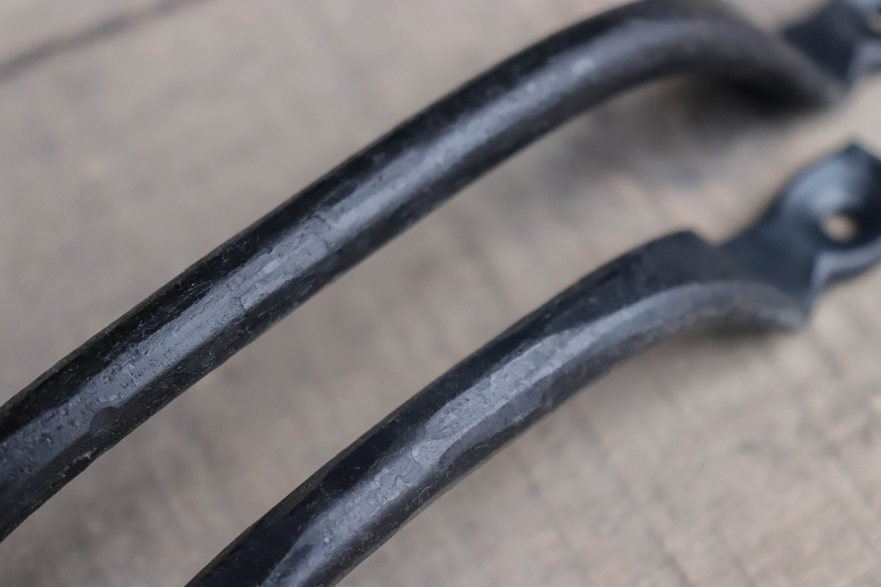 Hand Forged Rustic Farmhouse Steel Elegant Curved Handles / Drawer ...