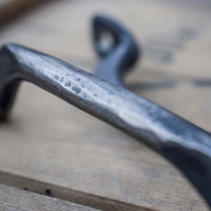Hand Forged Rustic Farmhouse Steel Handles / Drawer Pulls / DIY ...