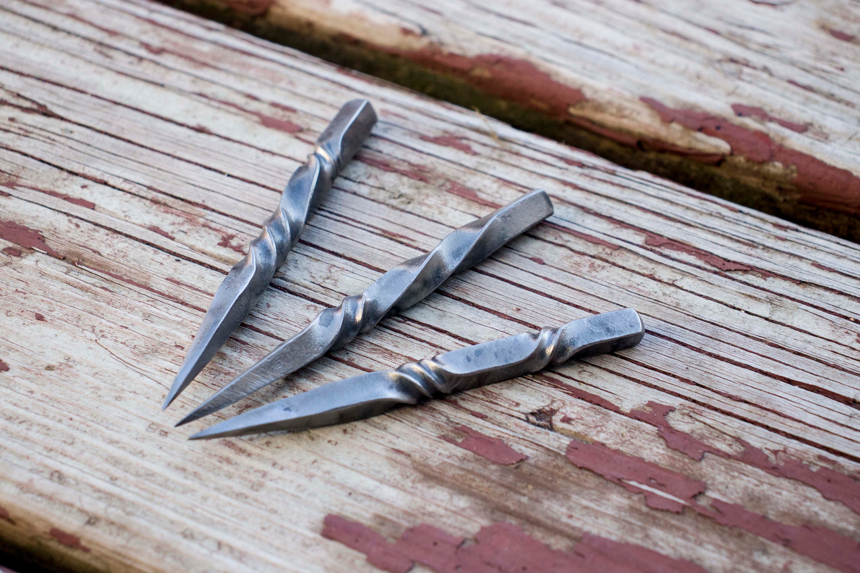 Hand Forged Steel Ninja Samurai Styled Yard Target Throwing - Etsy