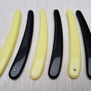 Straight Razor Scales for Restorations Plastic/celluloid 5/8th 6/8th ...