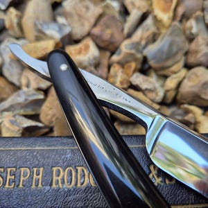 Sheffield Straight Razor Joseph Rodgers & Sons 6/8th Hollow Ground ...