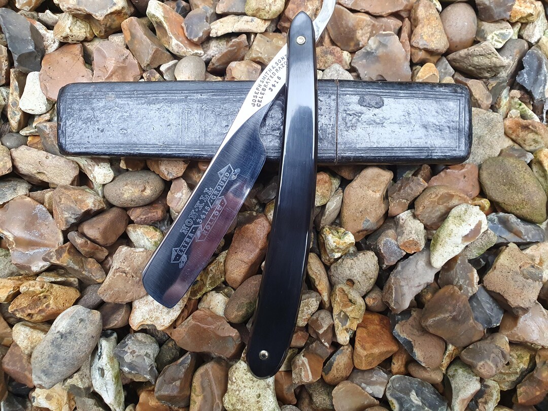 Sheffield Straight Razor by Joseph Smith & Sons 6/8th 1/4 Hhollow ...
