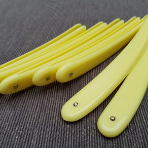 Straight Razor Scales for Restorations Plastic/celluloid 5/8th 6/8th ...