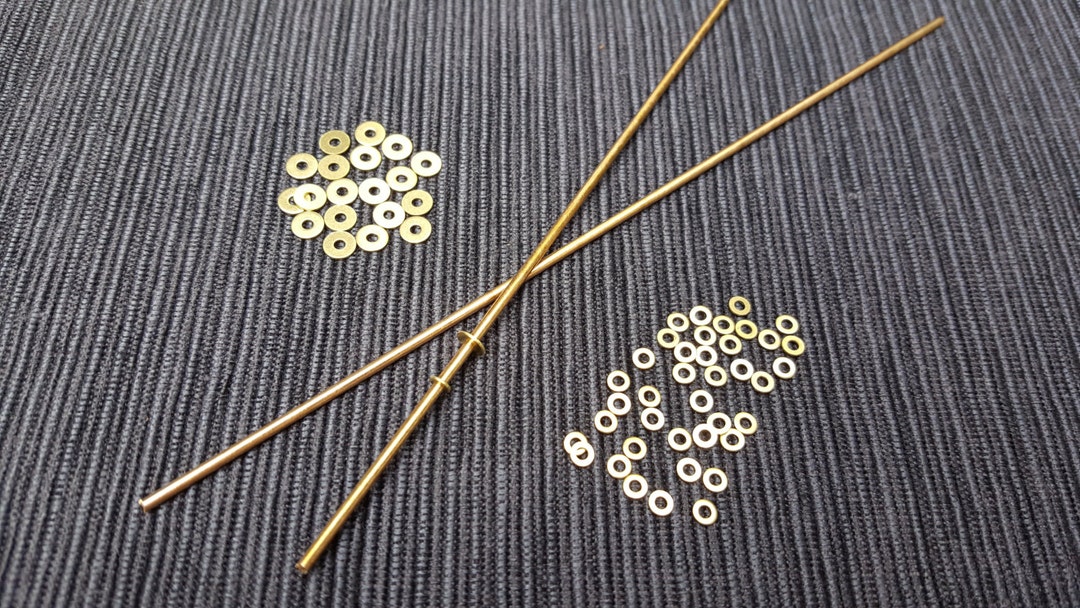 Straight Razor Washer and Pin Kit (brass) - Etsy
