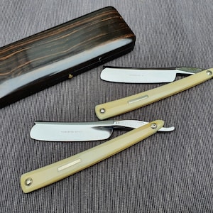 Sheffield Straight Razors by Joseph Rodgers & Sons 6/8th ~1860 Double ...