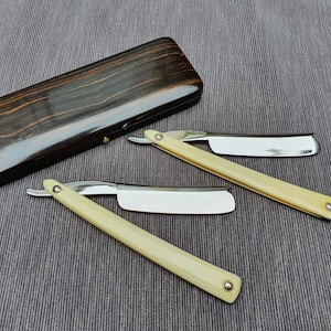 Sheffield Straight Razors by Joseph Rodgers & Sons 6/8th ~1860 Double ...