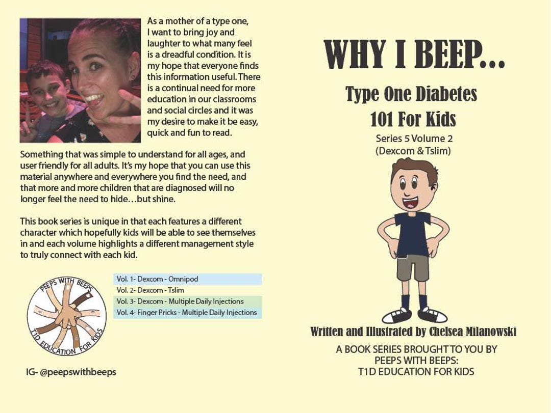 Why I Beep... Type One Diabetes 101 for Kids. Series 5 Volume 2 (dexcom ...