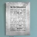 10 Commandments Sign Scripture Sign Religious Wall Decor - Etsy