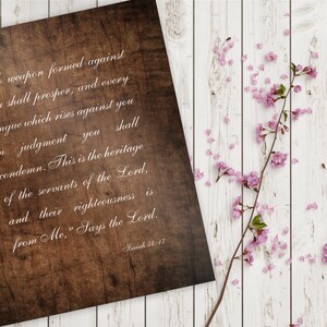 Customizable Scripture Art, Christian Wall Decor, Bible Verse Art on ...