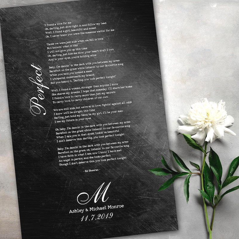 Words to the Bar Song - Etsy