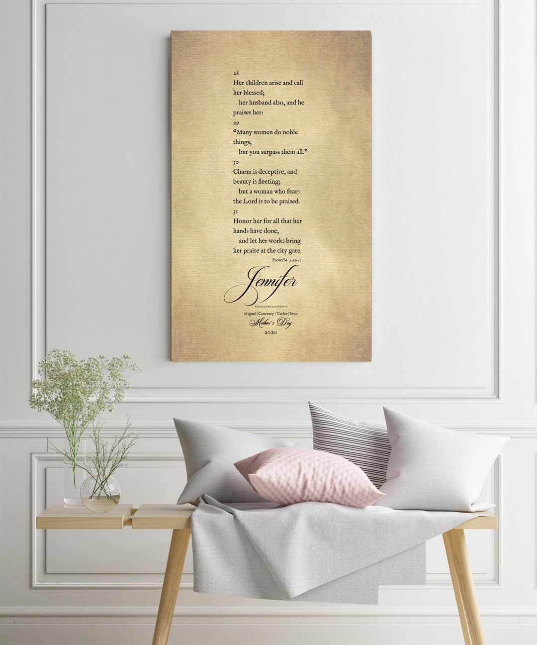 Personalized Proverbs 31 Gift, Mother's Day Gift for Daughter ...