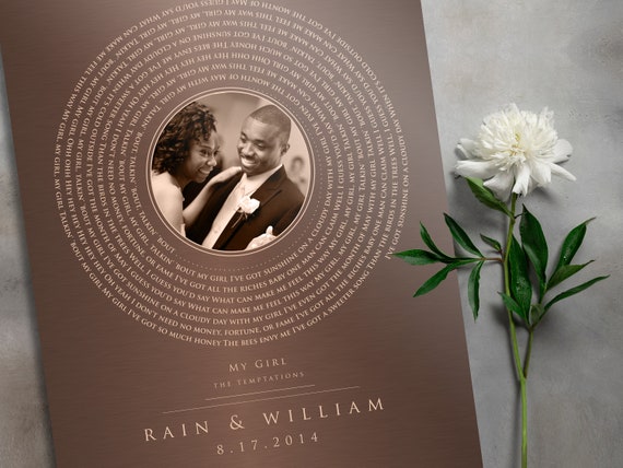 Bronze Vinyl Record Song Art Bronze Gift Bronzed Photo - Etsy