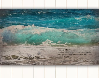 Scripture on Canvas - Etsy