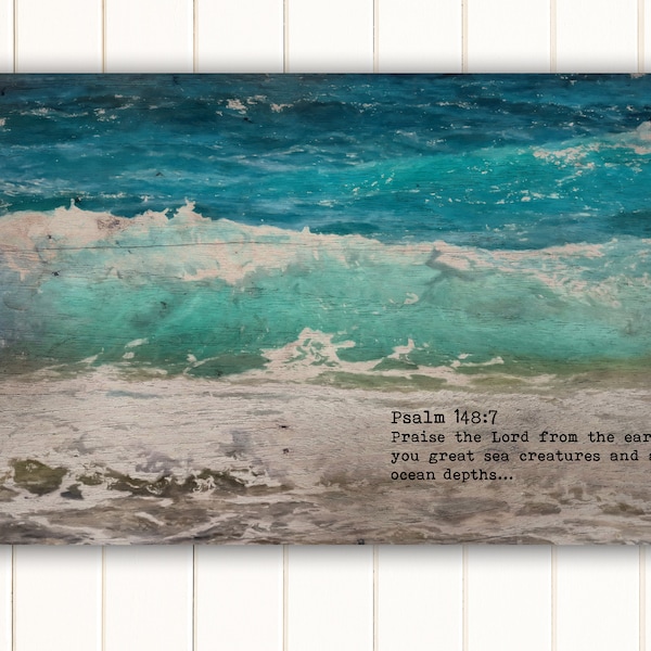 Scripture on Canvas - Etsy