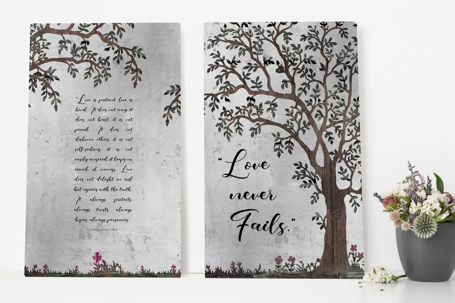 Personalized Wedding Gift Marriage Tree Art With 1 - Etsy