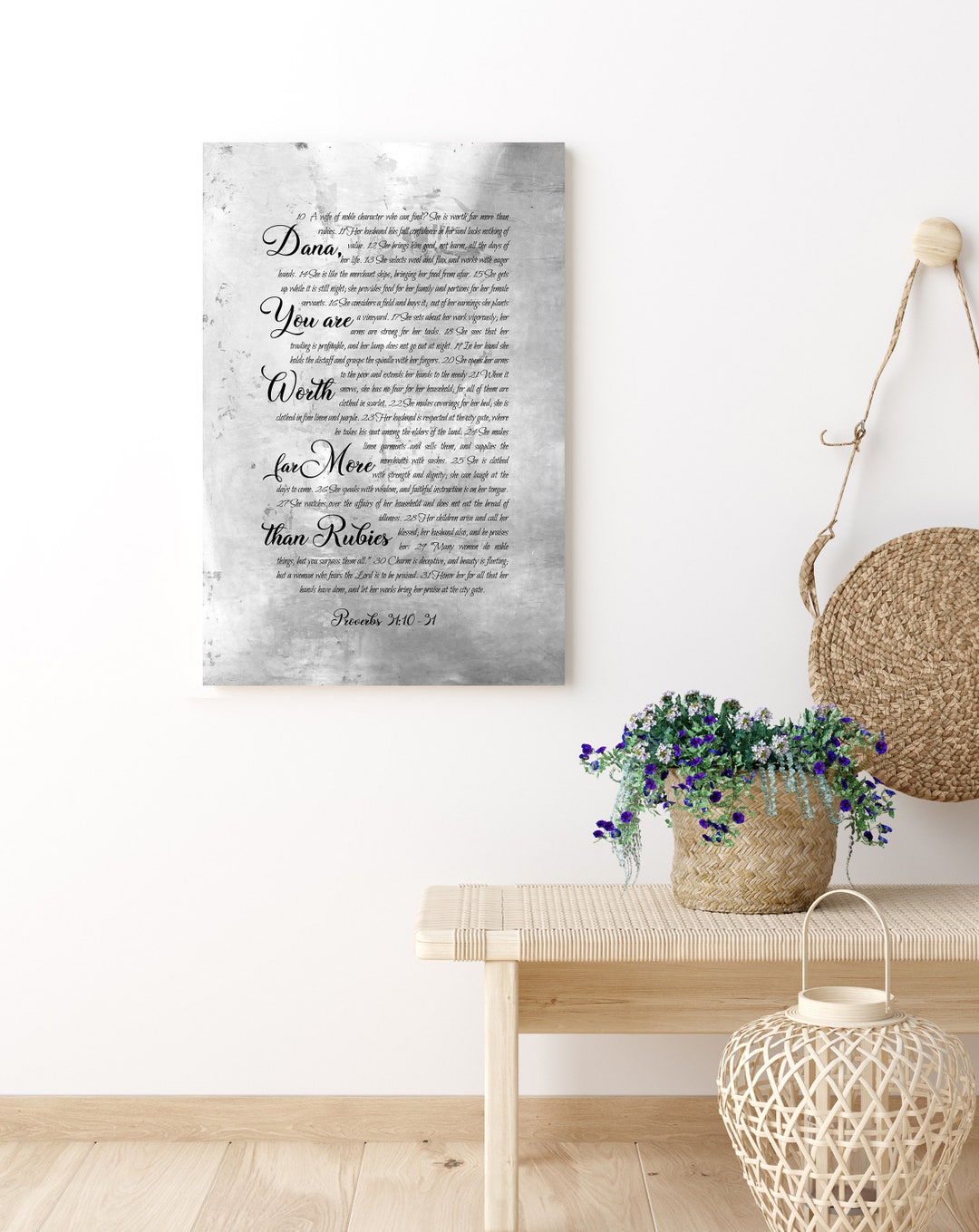 Proverbs 31 Gift, Metal Christian Sign, Tin Anniversary, Proverbs 31 ...