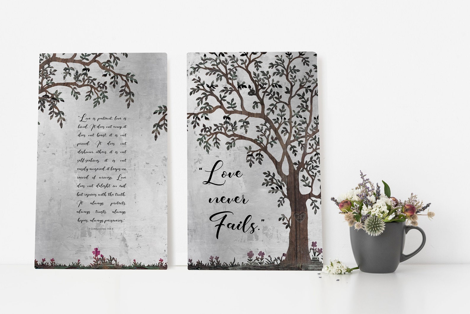 Personalized Wedding Gift Marriage Tree Art With 1 - Etsy