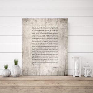 Customizable Scripture Art, Christian Wall Decor, Bible Verse Art on ...