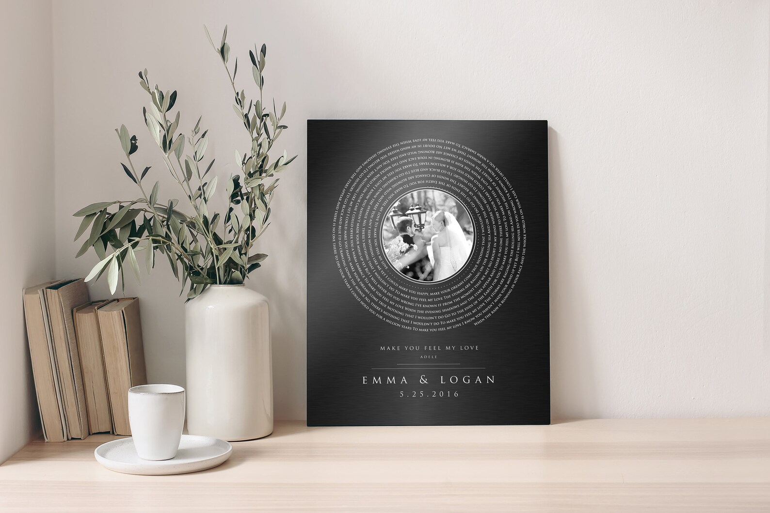 Our First Dance Record, Custom Song Record Gift, Spiral Song, Photo ...