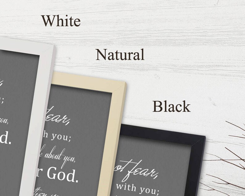 Isaiah 12:2 Framed God is My Salvation Fine Art Prints - Etsy