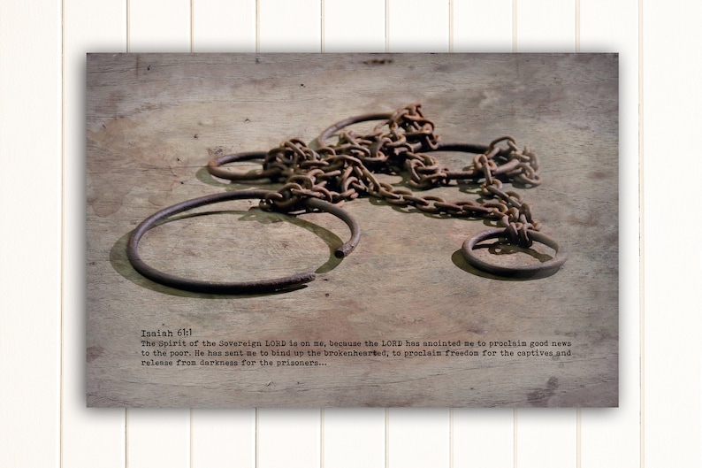 Isaiah 61:1 Proclaim Freedom for the Captives Bind up the - Etsy