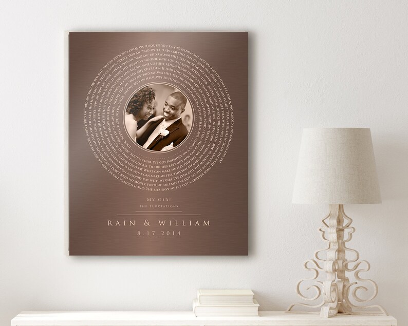 Bronze Vinyl Record Song Art Bronze Gift Bronzed Photo - Etsy