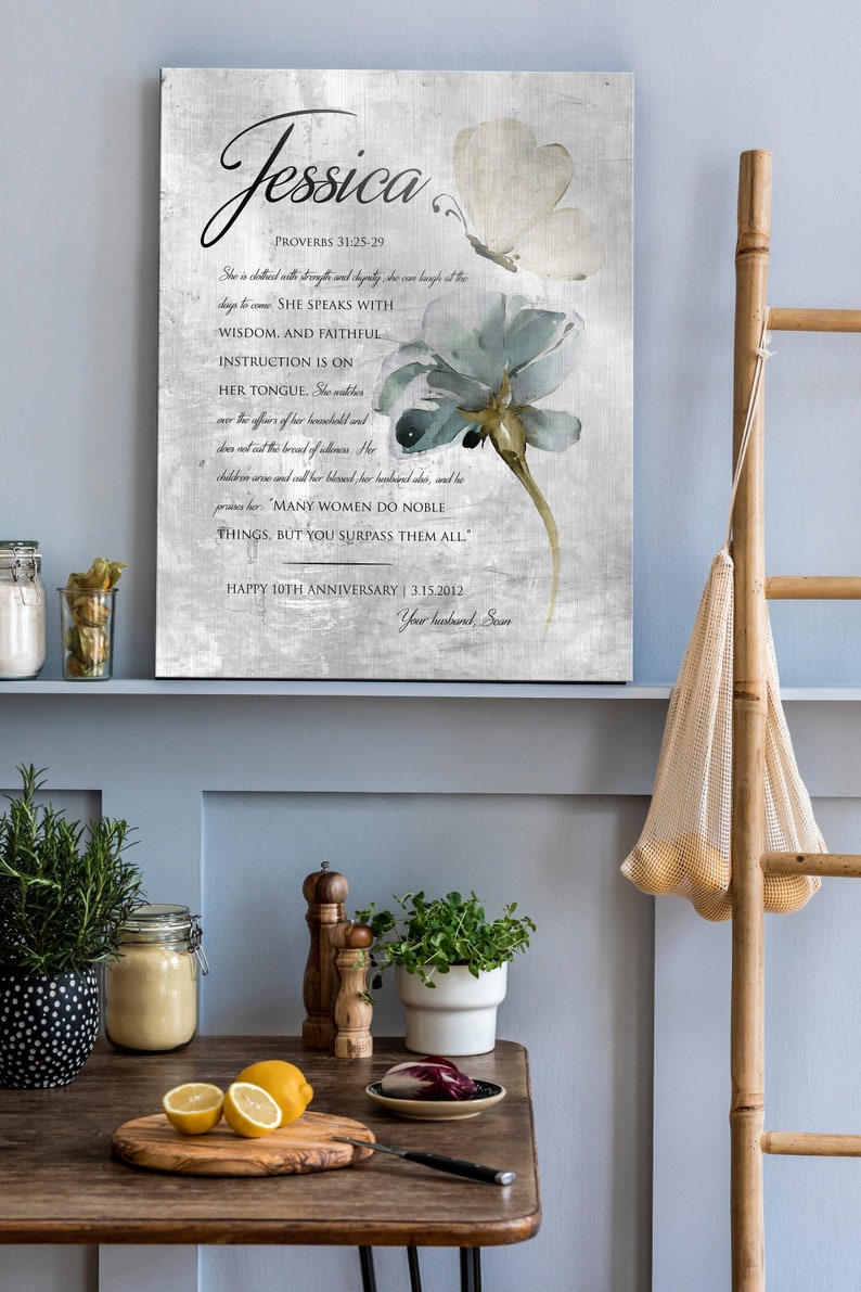Personalized Proverbs 31 Wall Art Prov 31 Gift for Wife | Etsy