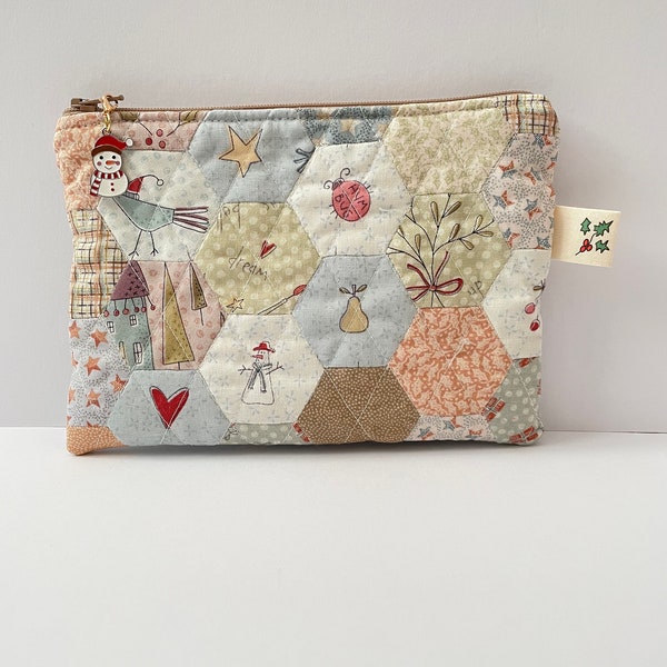 Quilted Zipper Pouch - Etsy