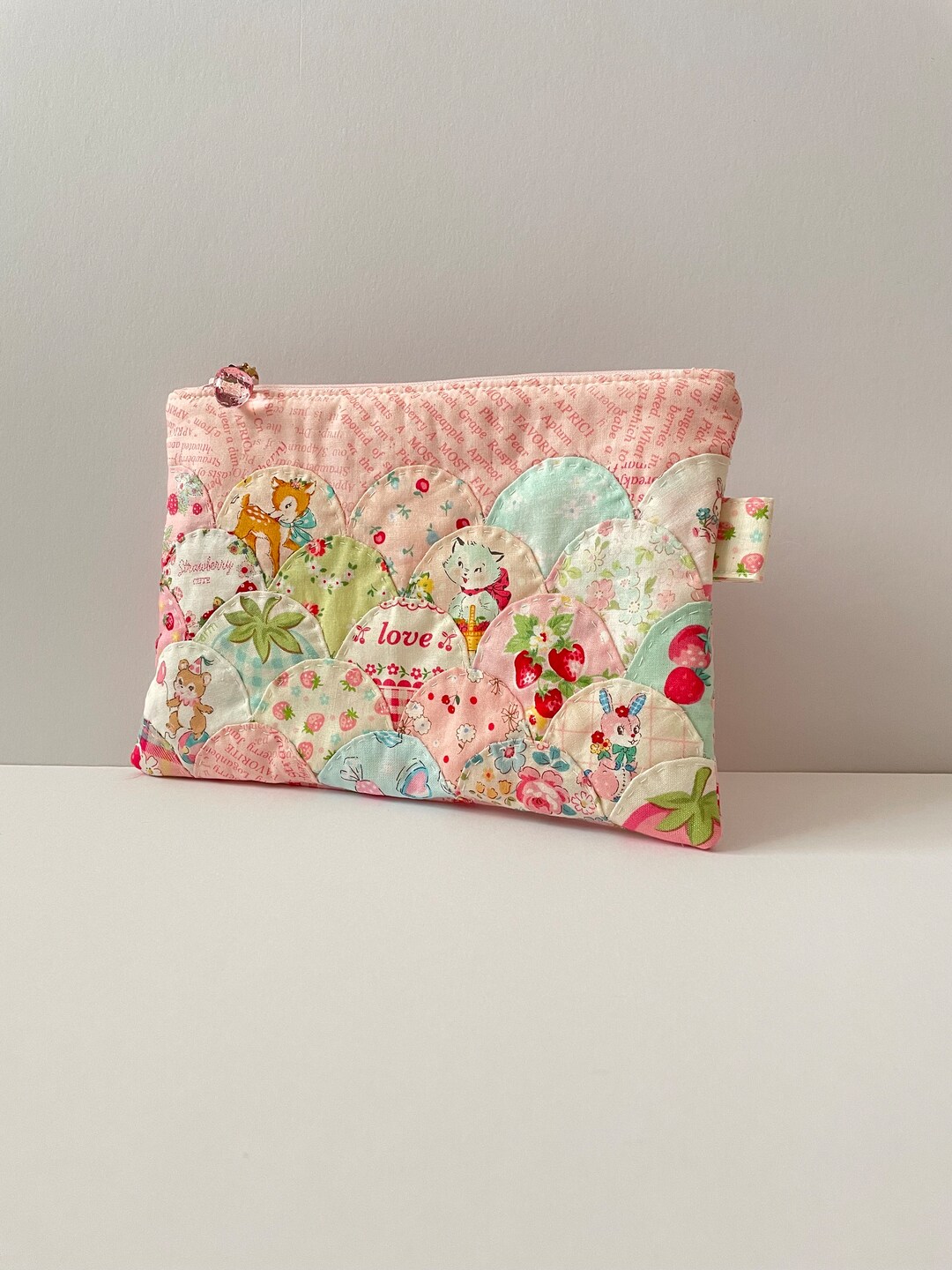 Handmade Cotton Fabric Clam Shell EPP Patchwork Cute - Etsy