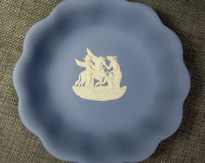 Jasperware Blue Wedgwood Plate - Etsy
