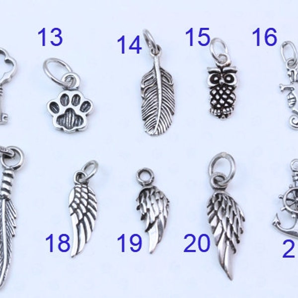 Sterling Charm - Etsy