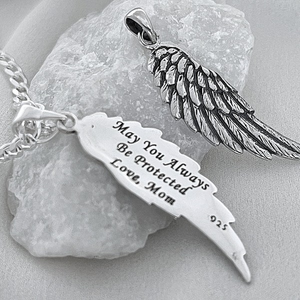 Mens Angel Wing Chain - Etsy