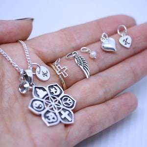 Coexist Pendant Necklace. Sterling Silver Coexist. Choose Chain ...