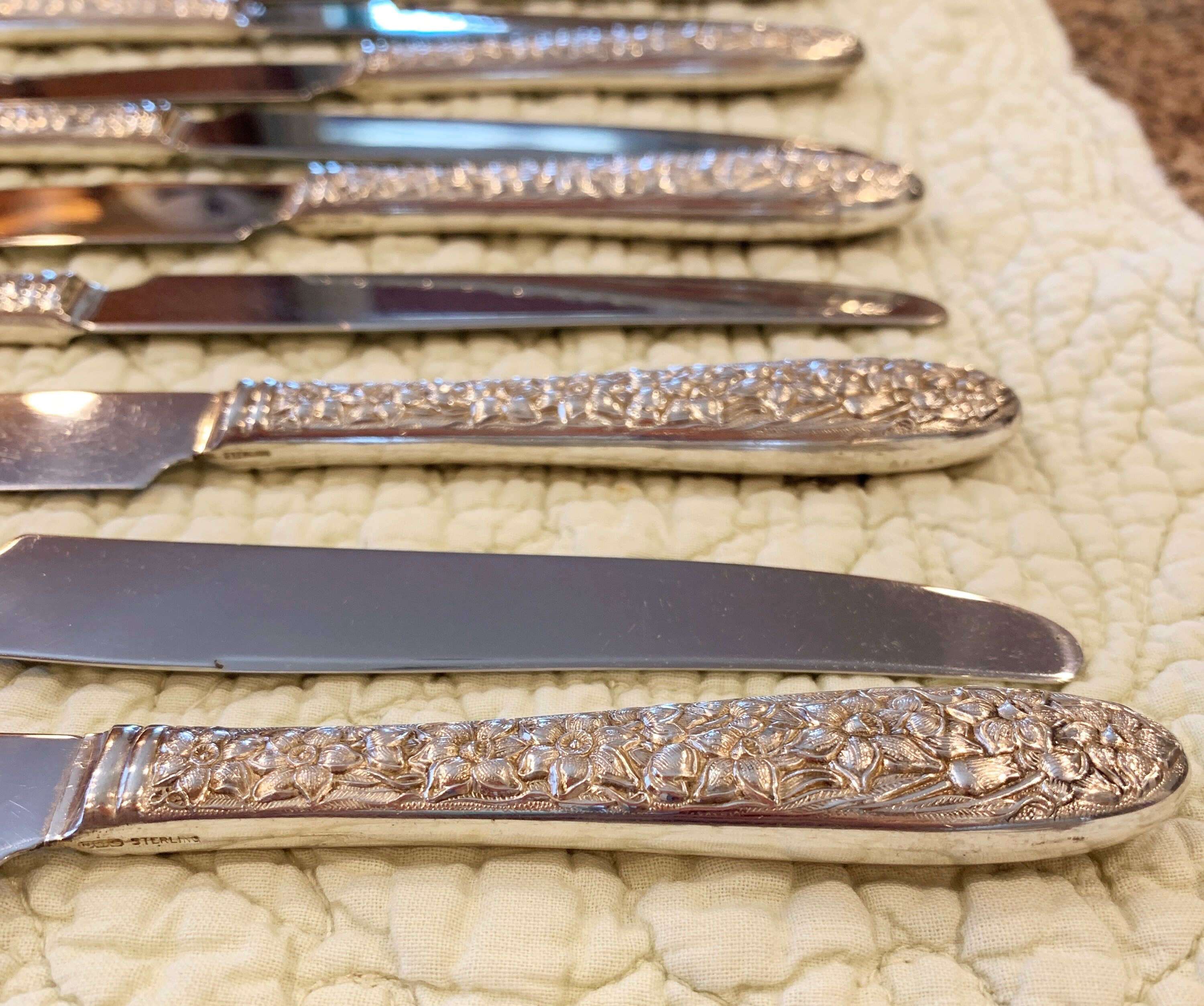 1936 Narcissus by National Silver Co Sterling Silver Flatware - Etsy