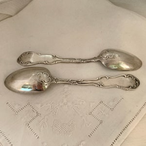 Set of Two Old English by Towle Sterling Silver Sugar Spoons, D ...