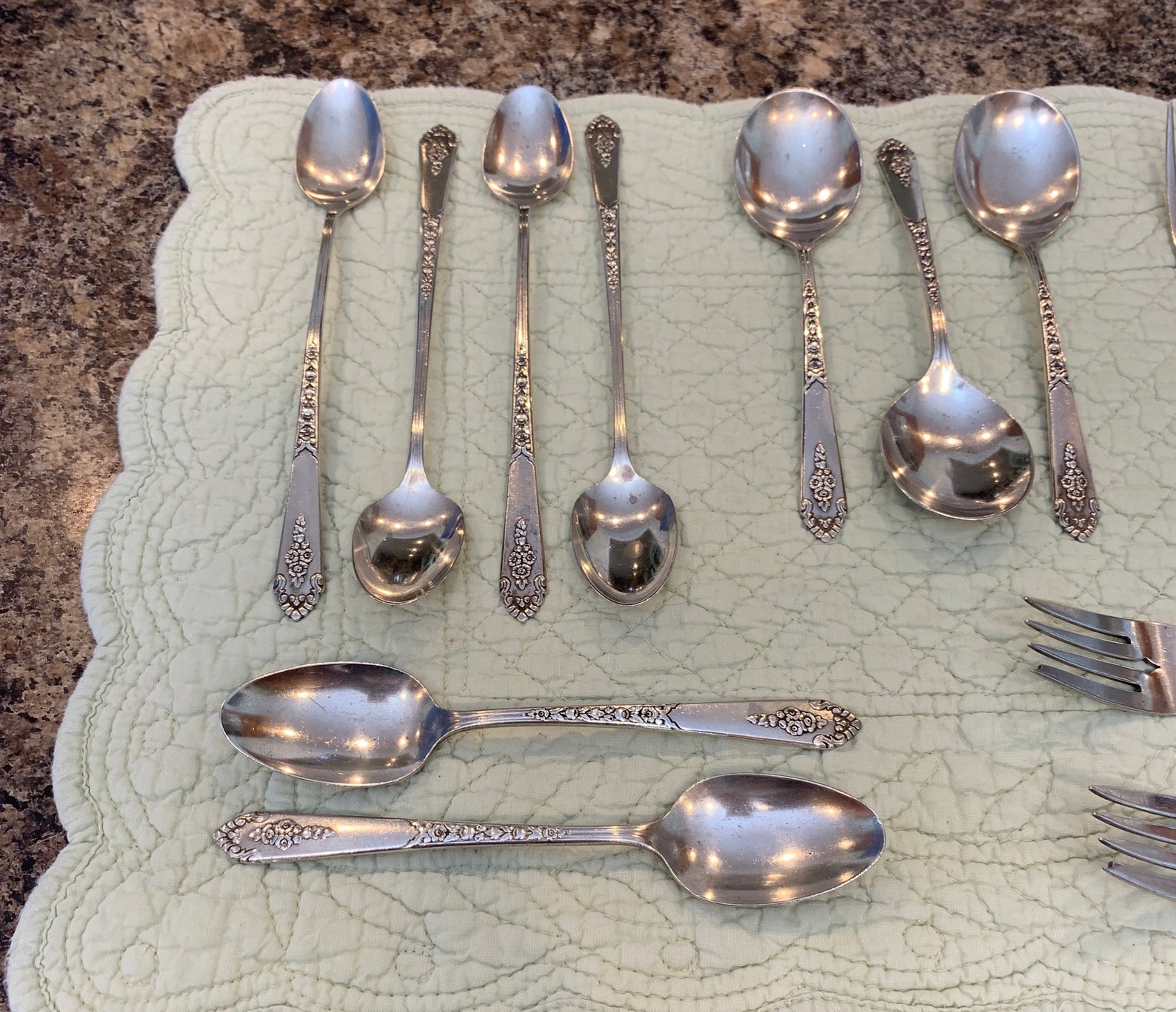 1948 Promise by Royal Crest Sterling Silver Flatware Set 15 | Etsy