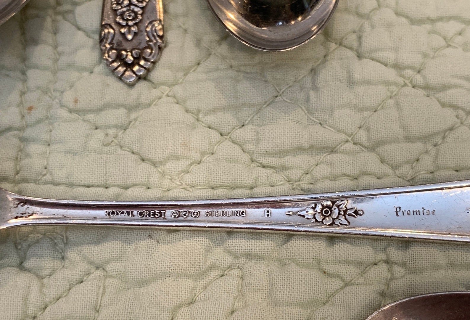 1948 Promise by Royal Crest Sterling Silver Flatware Set 15 | Etsy