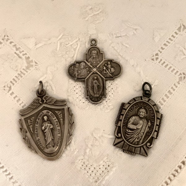 Catholic Medals Double Sided - Etsy