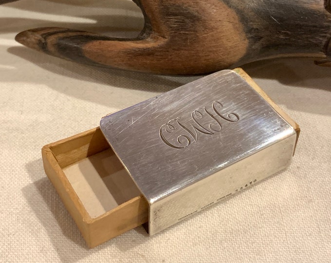 Mid-century Tiffany & Co. Sterling Silver Matchbox Cover Tiffany and Co ...