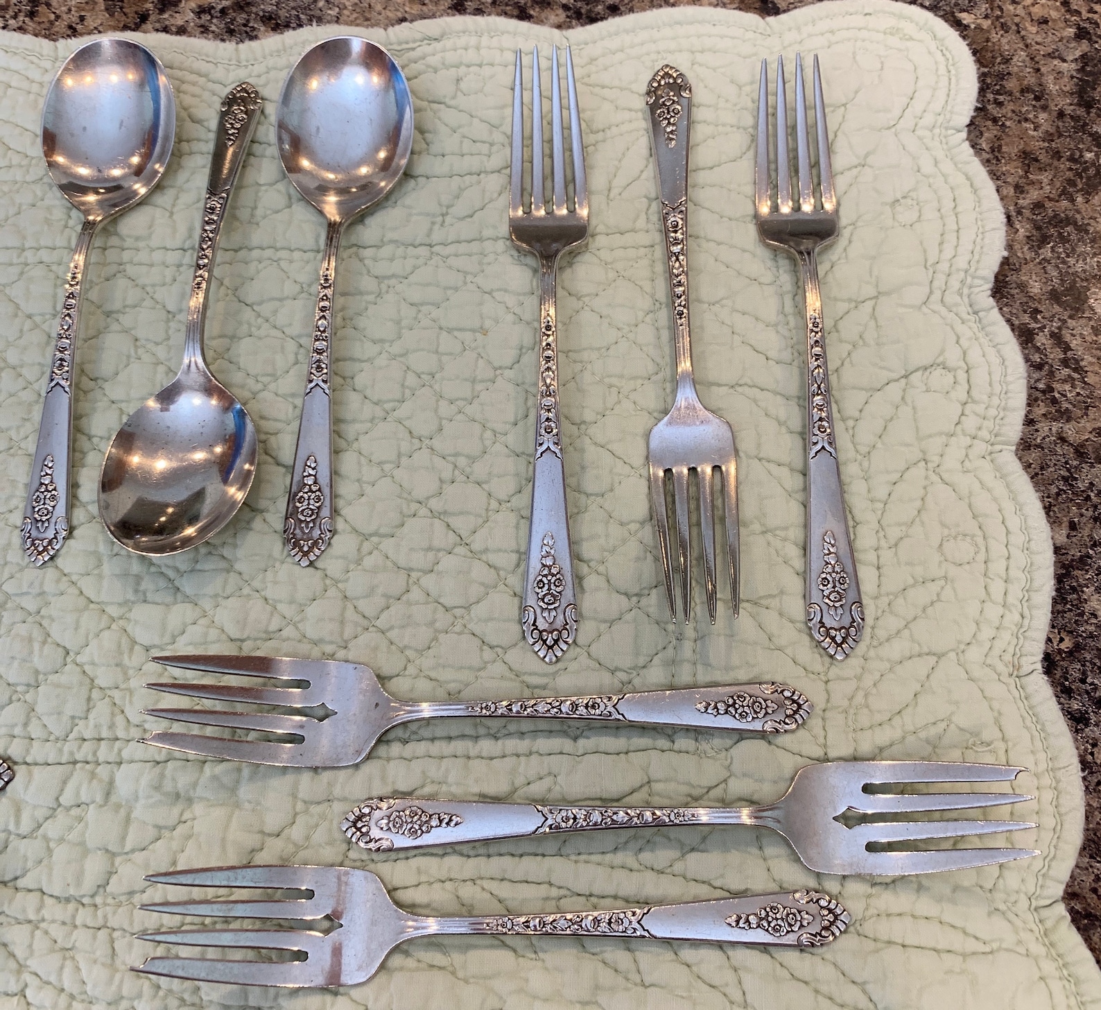 1948 Promise by Royal Crest Sterling Silver Flatware Set 15 | Etsy